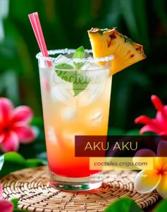 Cócteles Tiki con Ron, sirope, flores y más | Recetas creativas con fotos